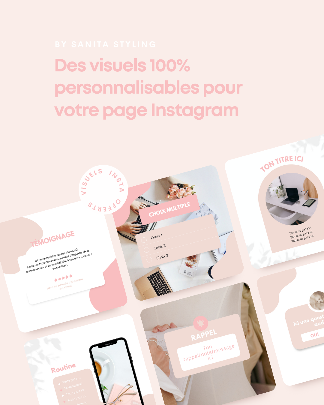 Créer son identité visuelle et la décliner sur Instagram - Sanita Styling